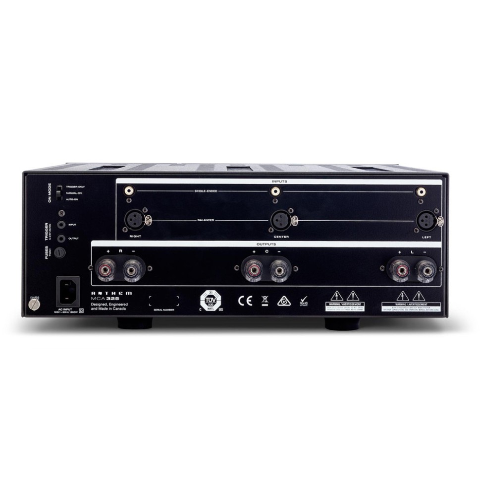 MCA 325 GEN2 ist ein 3-Kanal-Leistungsverstärker mit 225 Watt pro Kanal ...