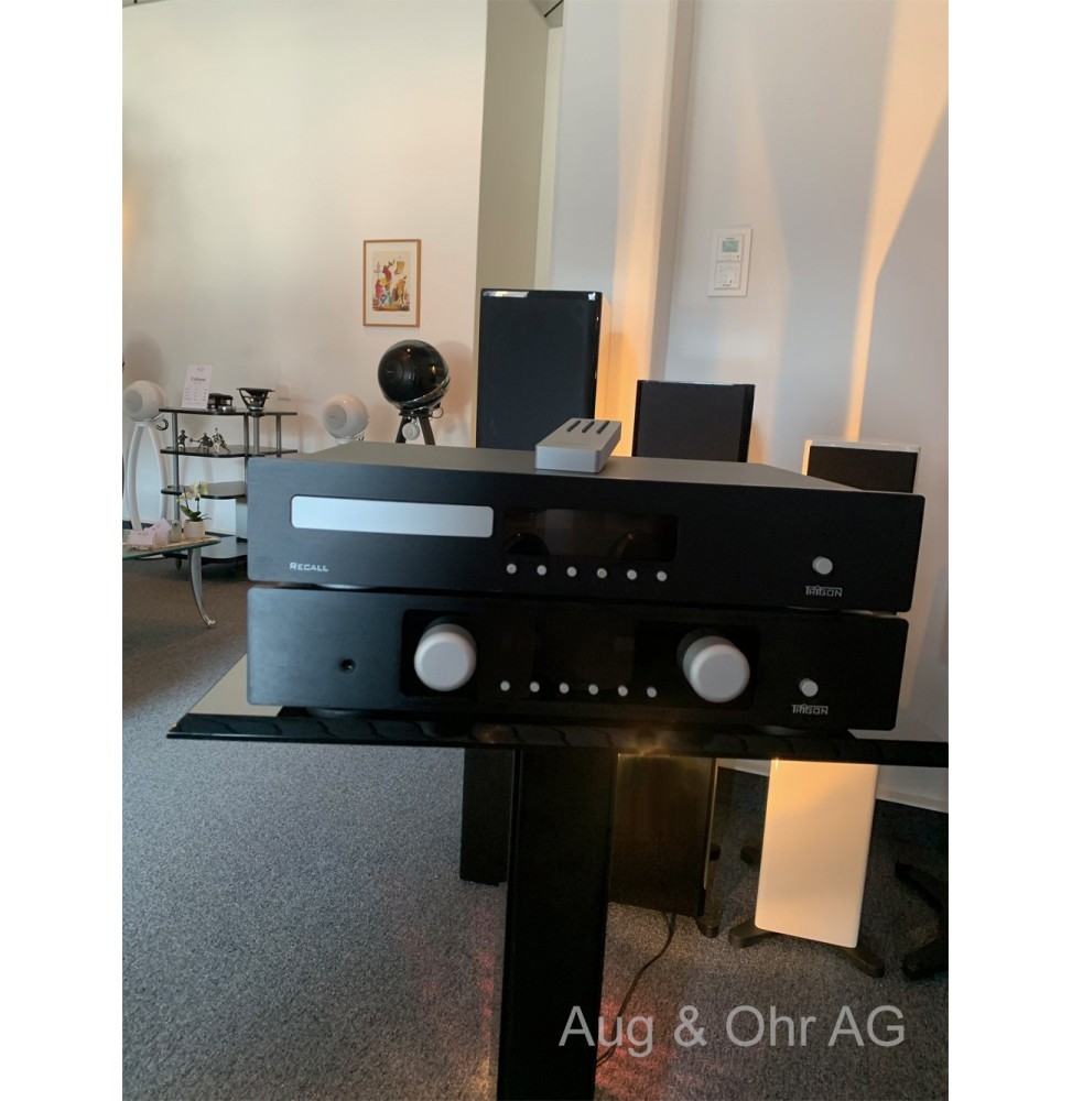 Das TRIGON-SET besteht aus TRV 100 Vorstufe, dem RECALL CD-Player und ...