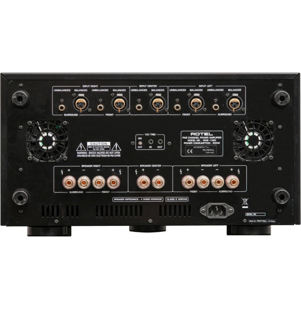 RMB-1555, Mehrkanalverstärker, Verstärker, Rotel, Serie 15